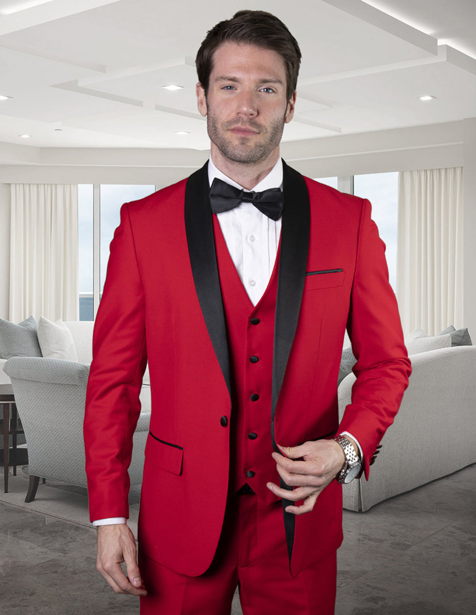 Red Prom Suit - Red Prom Tuxedo Suits - Red Wedding Tuxedo – SuitUSA