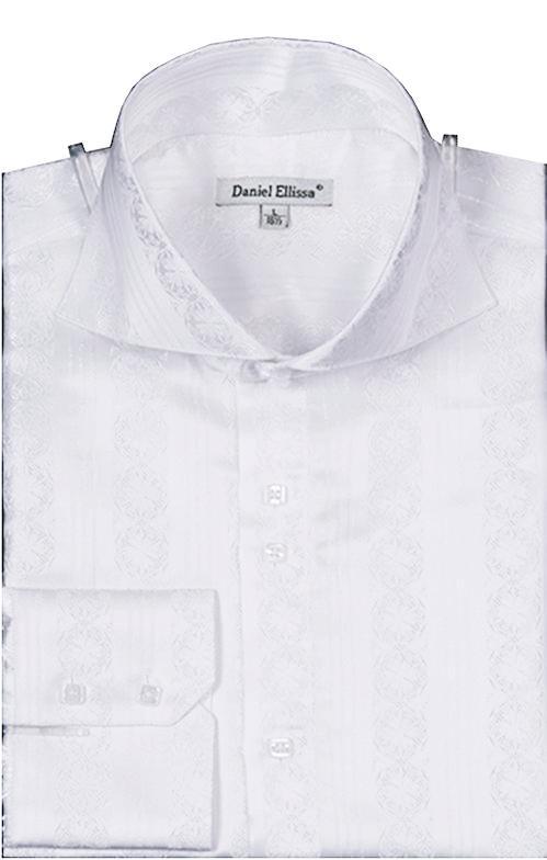 Men's Regular Fit Fancy Chain Sports Shirt - White by Daniel Ellissa ...