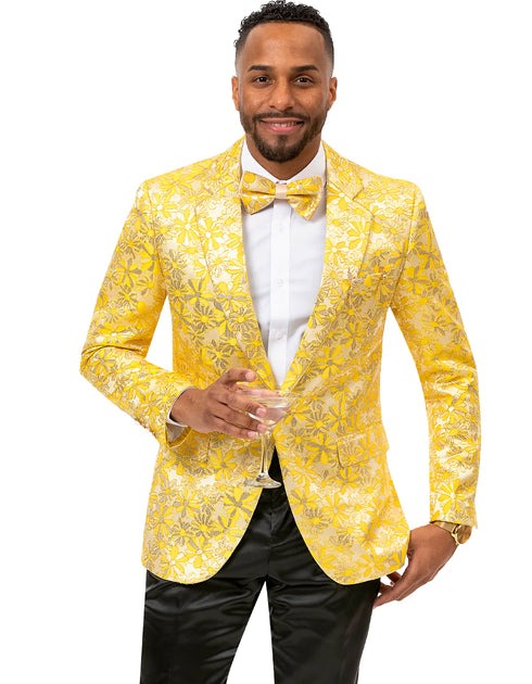 Mens Prom Tuxedo Suit Prom Suit - AlbertoNardoniStore – Yellow Prom Su ...